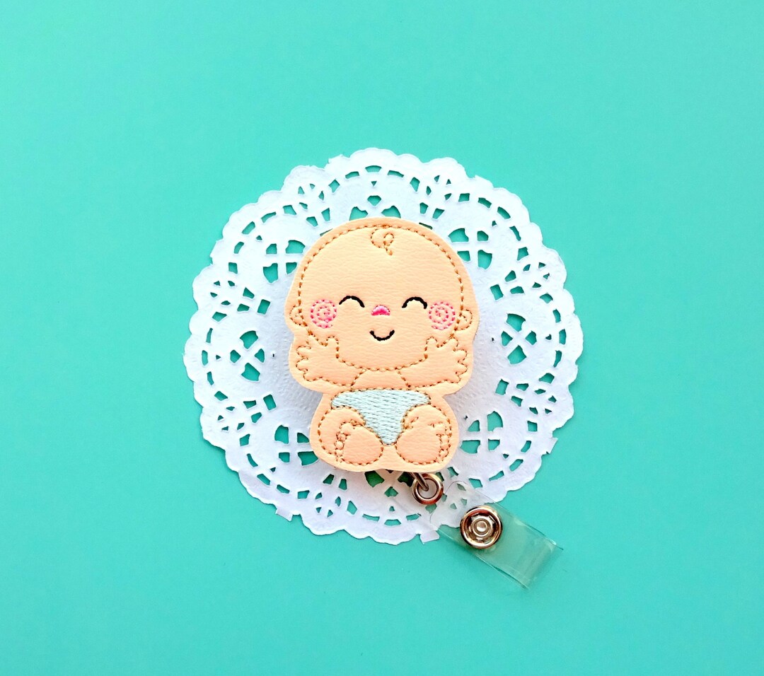 Baby Nursery Badge Reelbaby Badge Reelnursery Badgenicu ID - Etsy