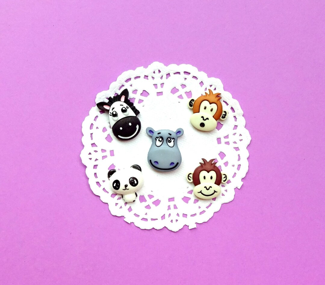 Zoo Animals Mini Pin, Lanyard Pins, Badge Accessories, Zoo Brooch ...