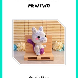 Mewtwo Pattern PDF Mewtwo Crochet PDF Mewtwo Amigurumi - Etsy Canada