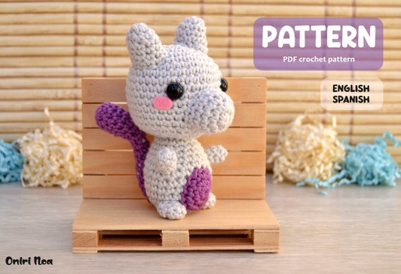 Mewtwo Pattern PDF Mewtwo Crochet PDF Mewtwo Amigurumi - Etsy