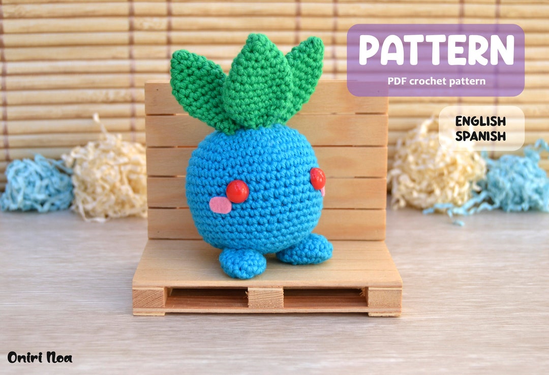 Oddish Pattern PDF - Oddish Crochet - Oddish Amigurumi - Etsy