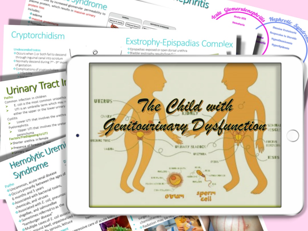 Pediatric Genitourinary Dysfunction - Etsy