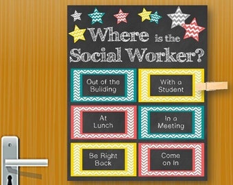 School Social Worker Alphabet School Social Worker Gift - Etsy