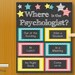 Where is the Psychologist Door Sign, School Psychology Gifts, PRINTABLE ...
