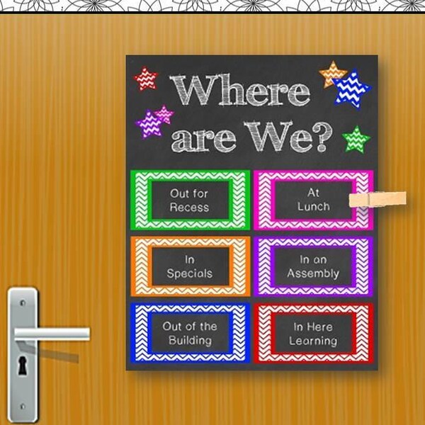 Classroom Door Sign - Etsy