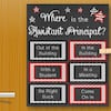 PRINTABLE Gift for School Principal, Office Door Sign, Where is the ...