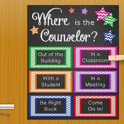 EDITABLE Office Door Sign Classroom Decor Counselor Door - Etsy