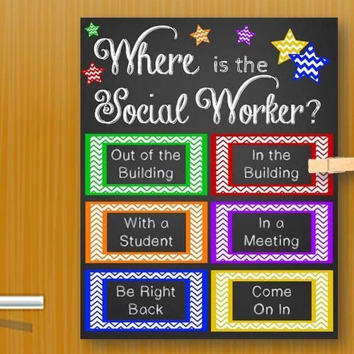 School Social Worker Gift BUNDLE Printable Posters Office - Etsy