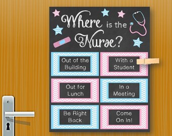 School Nurse Bundle of PRINTABLE Signs Office Door Poster | Etsy