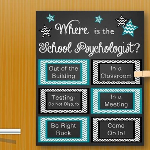 School Psychologist Poster Printable Download Psychology - Etsy