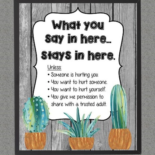 Stop Think Choose for Impulsive Kids Poster School Class | Etsy UK