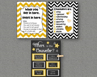 School Counselor Gifts Confidentiality Sign Counseling | Etsy