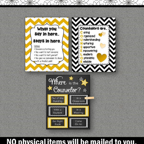 Counselor Office Decor - Etsy
