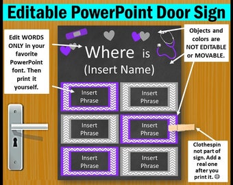 Where is the School Nurse Health Clinic Door Sign Nurse's Office Decor ...