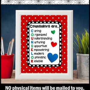 School Counselor Sign Poster | School Counseling Office Decor ...