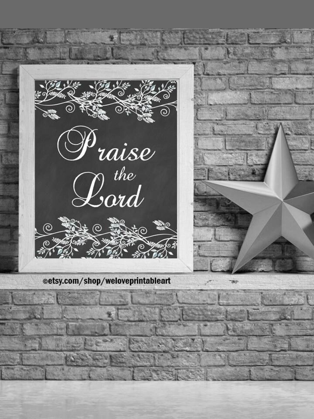 Praise the Lord PDF, Psalm 106:1 Bible Verse Printable Wall Art, Church ...