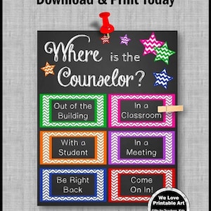 School Counselor Gift / Counseling Office Decor / Mental Health ...