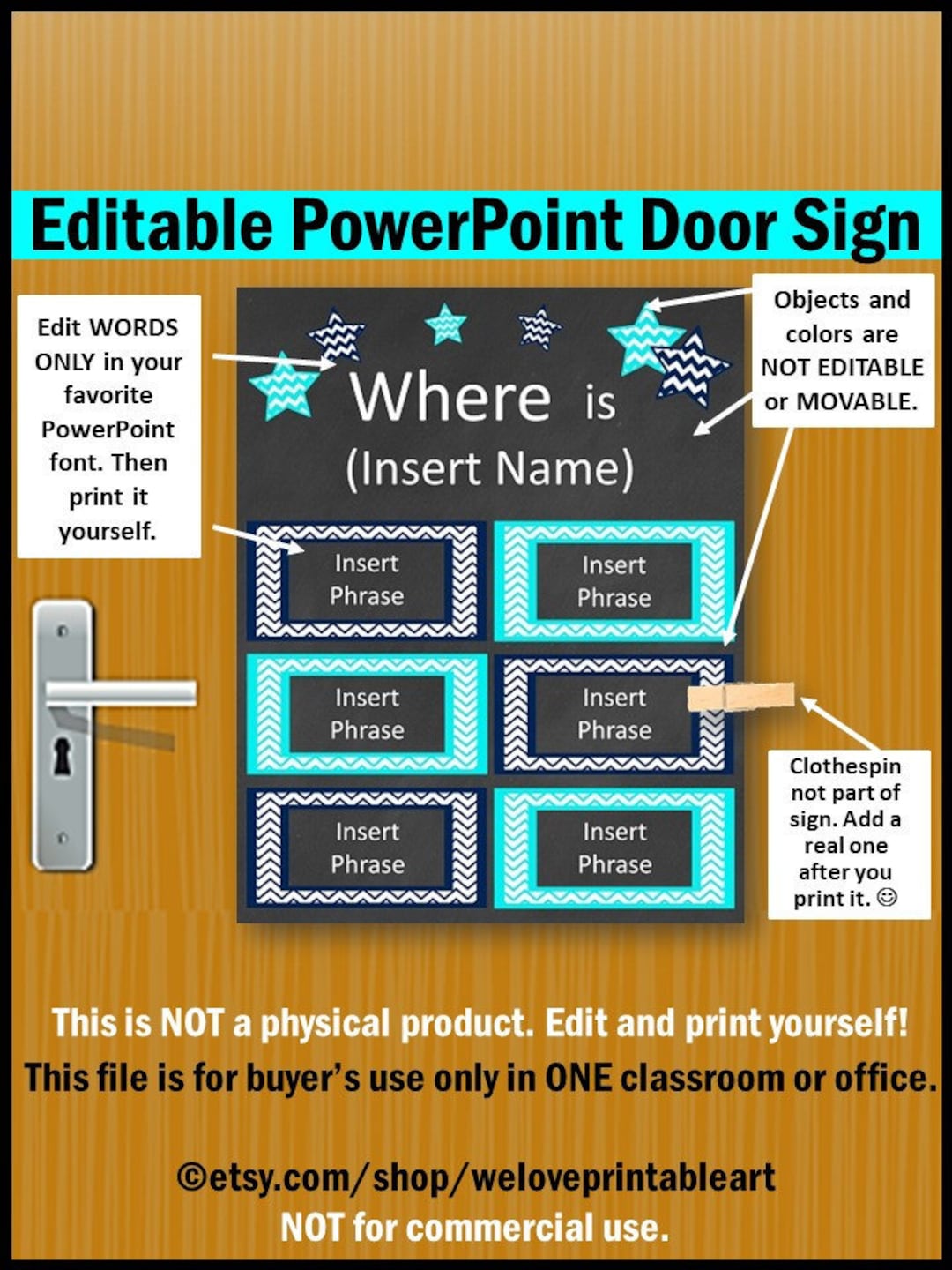 Editable Classroom Door Sign, Office Door Sign, Counselor Office Decor ...