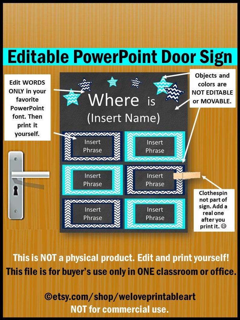 Editable Classroom Door Sign Office Door Sign Counselor - Etsy