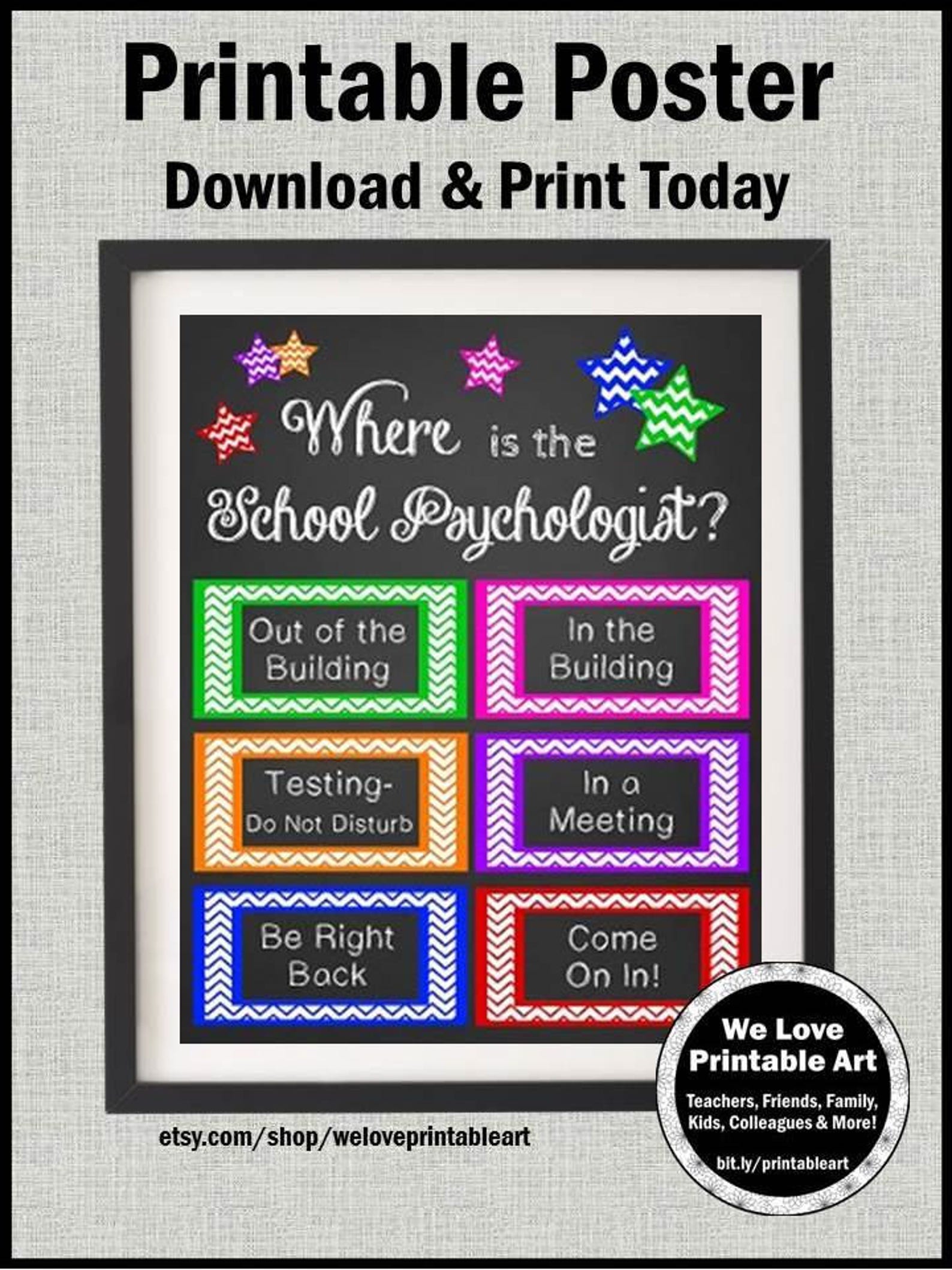 Where is the School Psychologist Door Sign Psychology Office | Etsy
