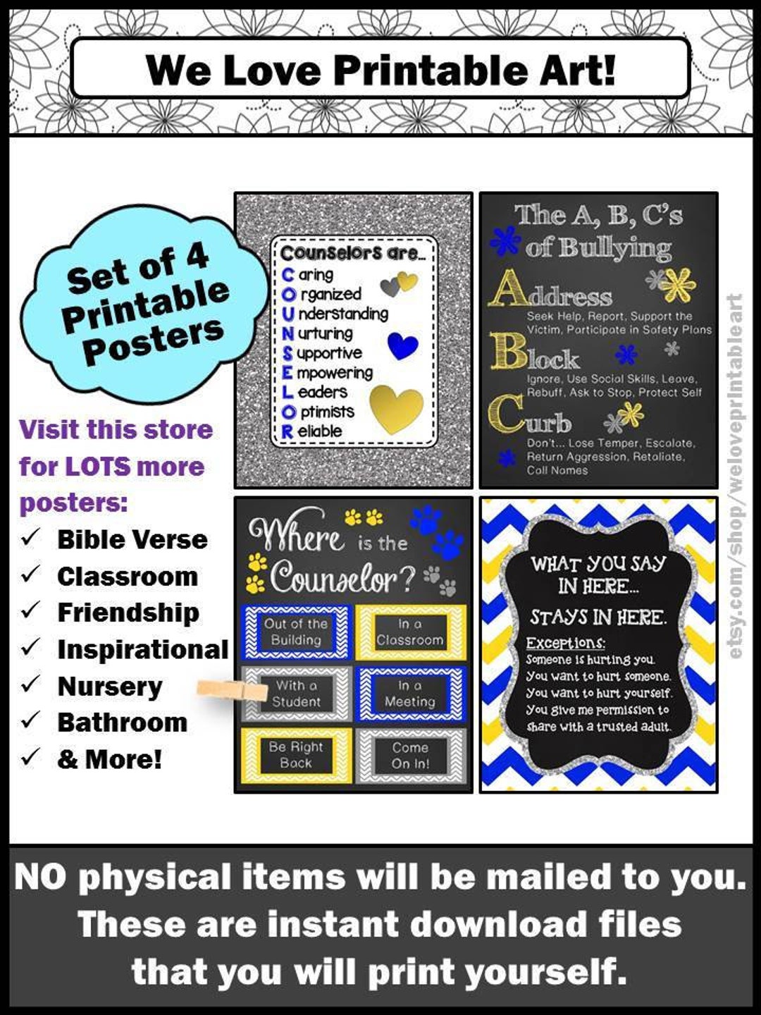 Where is the Counselor Office Door Sign, School Counselor Gifts ...