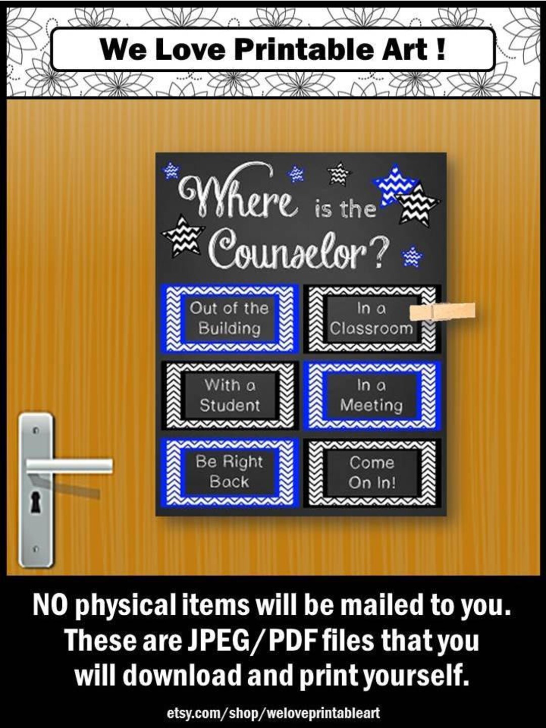 Guidance Counselor Office Door Sign, School Counselor Gifts, Counseling ...