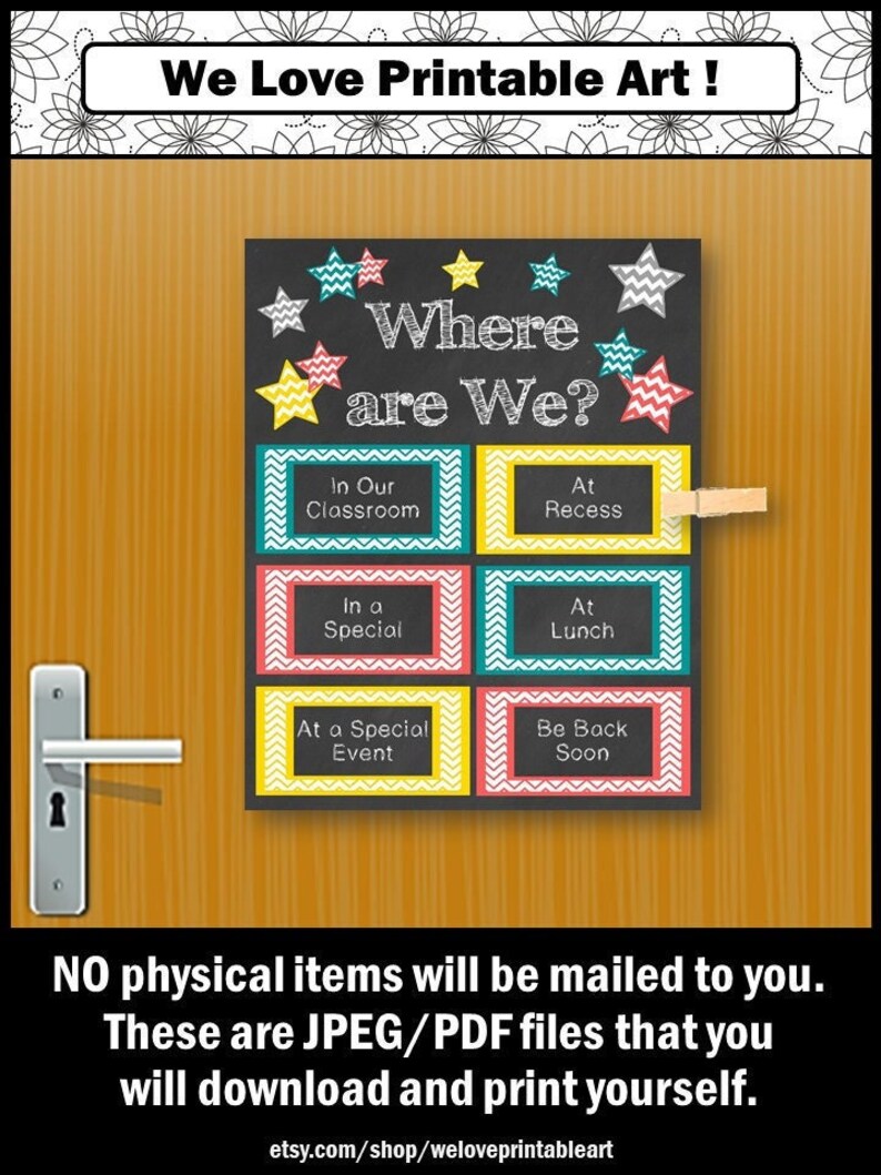 Classroom Door Sign Back to School Teacher Sign for Door - Etsy