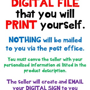 Custom Name Door Sign DIGITAL FILE Only, Office Door Decorations ...