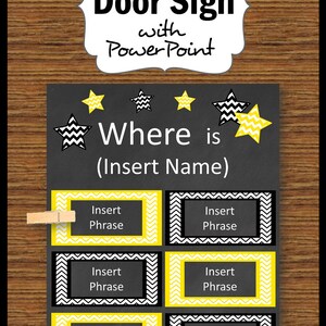 Custom Office Door Sign, Editable School Psychologist Door Sign ...