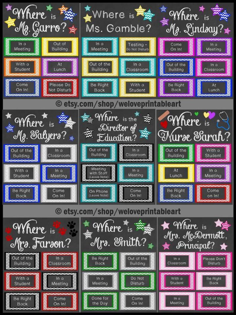 Personalized Principal Gift, Custom Principal Door Sign, Principal Name ...