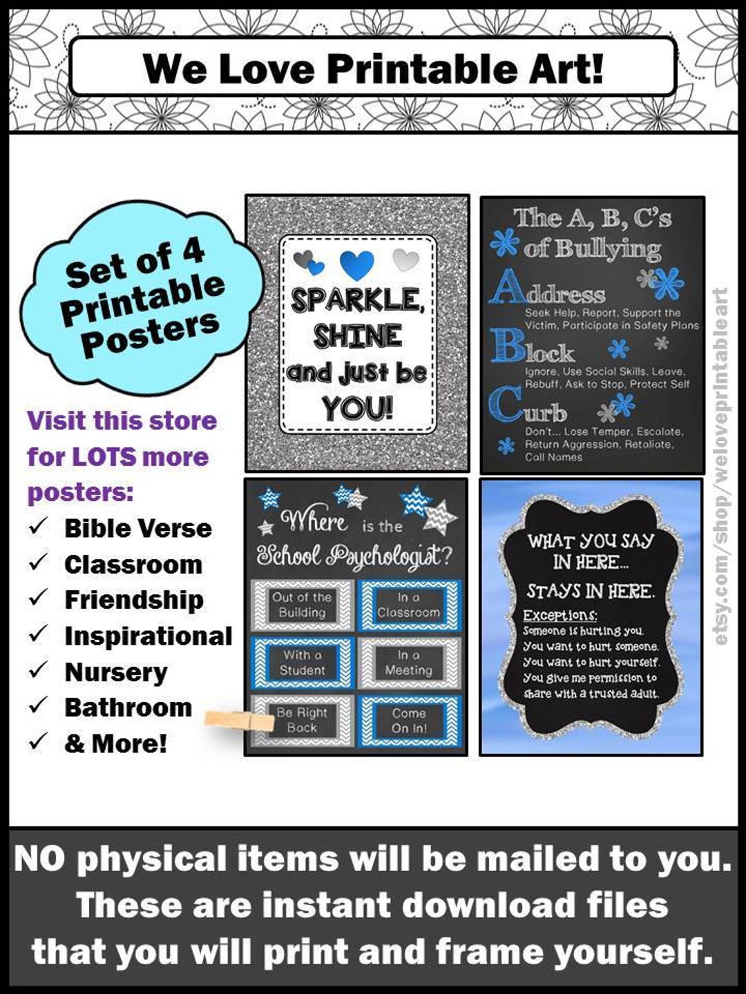 School Psychologist Door Sign, Psychology Gifts, Wall Art Decor ...