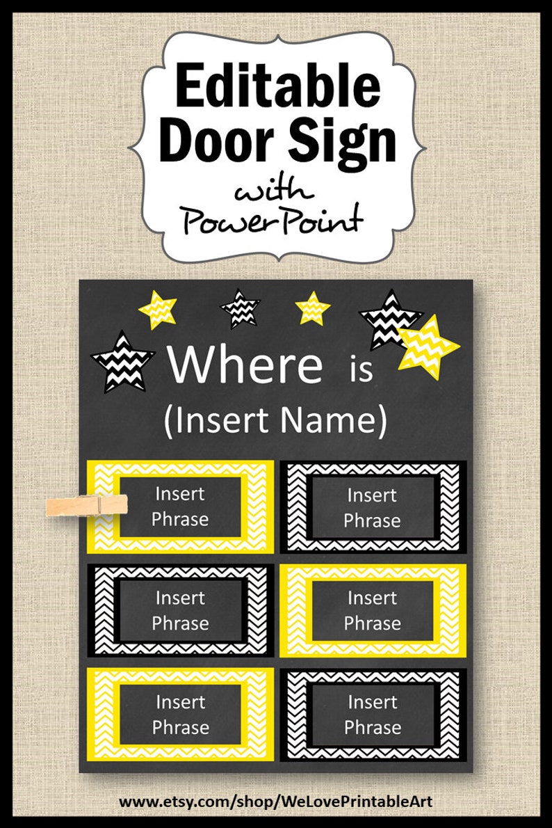 Custom Office Door Sign Editable School Psychologist Door | Etsy