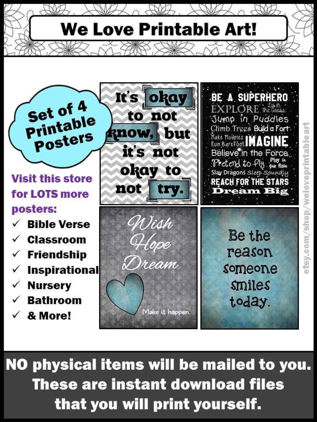 Teacher Appreciation Week PRINTABLE Gift Set, Teaching Quote ...