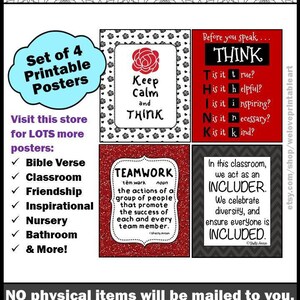 BTS Classroom Rules Poster Set, Middle School High School Classroom ...