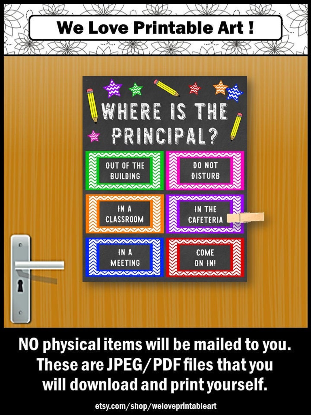 Where is the Principal Door Sign, School Principal Appreciation Gift ...