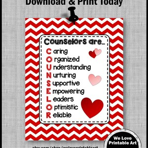School Counselor Sign, Counselor Office Decor, Printable Gift, Guidance ...