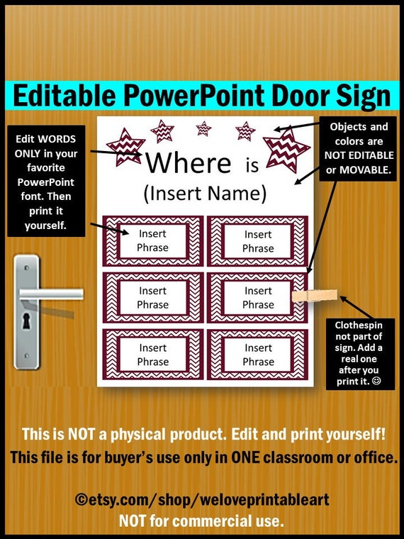 Where is the Class Door Sign Teacher Door Sign Personalized - Etsy