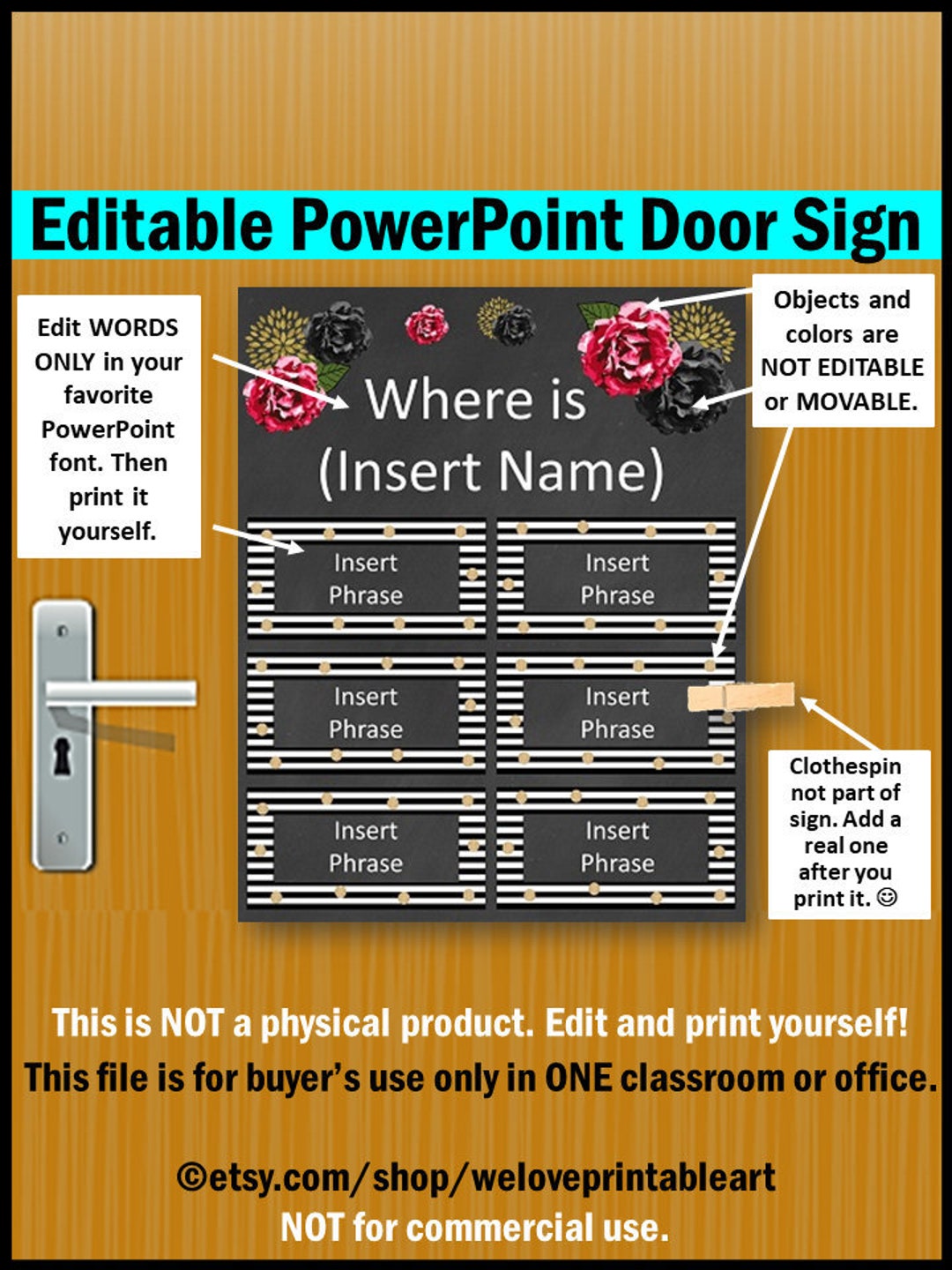Where is the Door Sign Personalized, Editable Office Door Sign, Custom ...