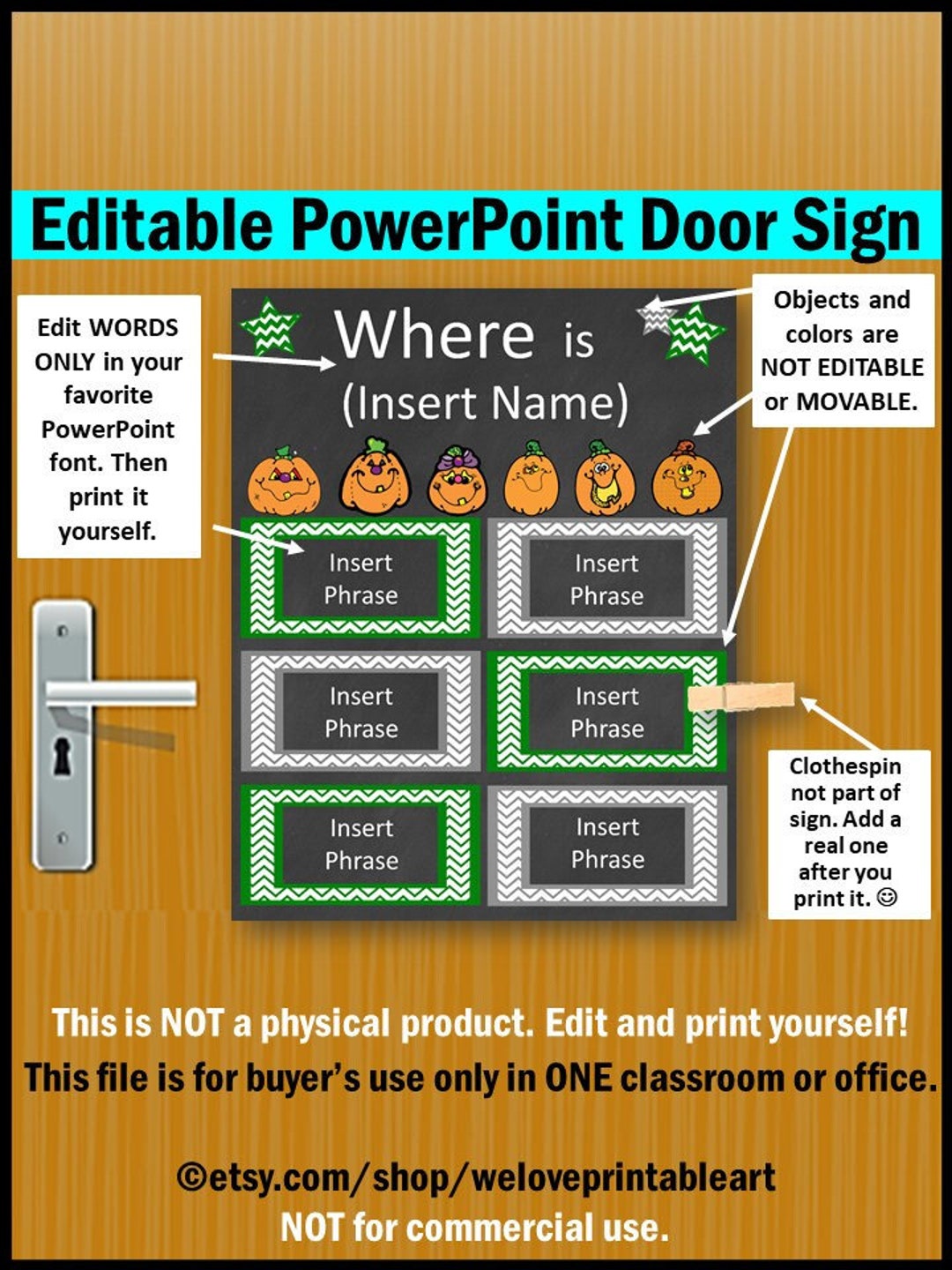 Where is the Assistant Principal Door Sign, EDITABLE Door Sign Office ...