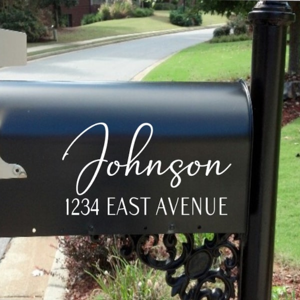 Mailbox Decal Svg - Etsy