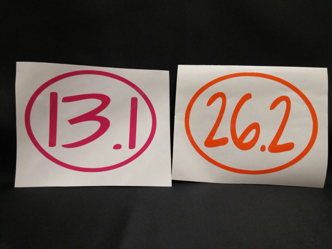 Car Decal / 13.1 Marathon Decal / 10k Half Marathon Decal / Marathon ...