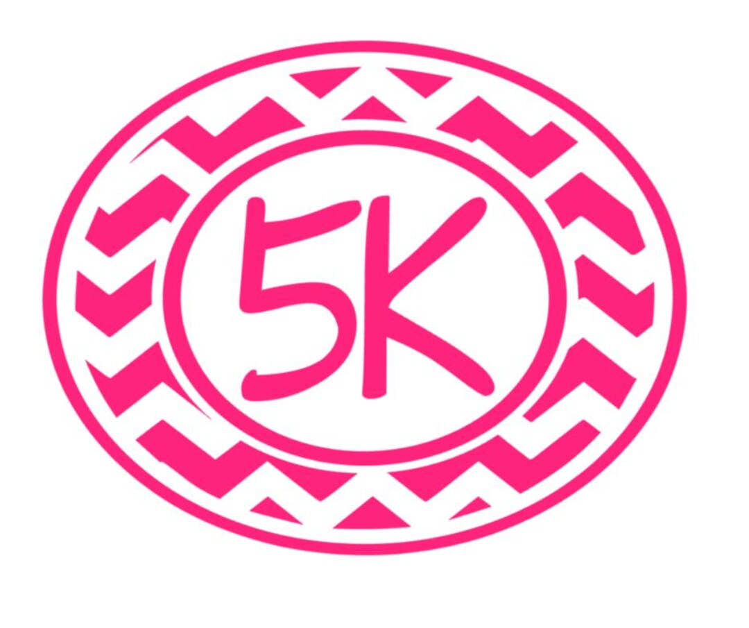 Car Decal / 10k Marathon Decal / 5k Marathon Decal / Chevron Marathon ...