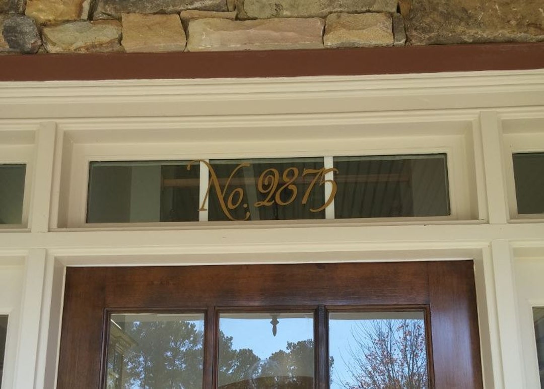 Address Decal / Back Door Decal / Mailbox Address Decal / Front Door ...