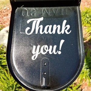 Farmhouse Mailbox Decal Mailbox Decal Pine Mailbox Decal Personalized ...