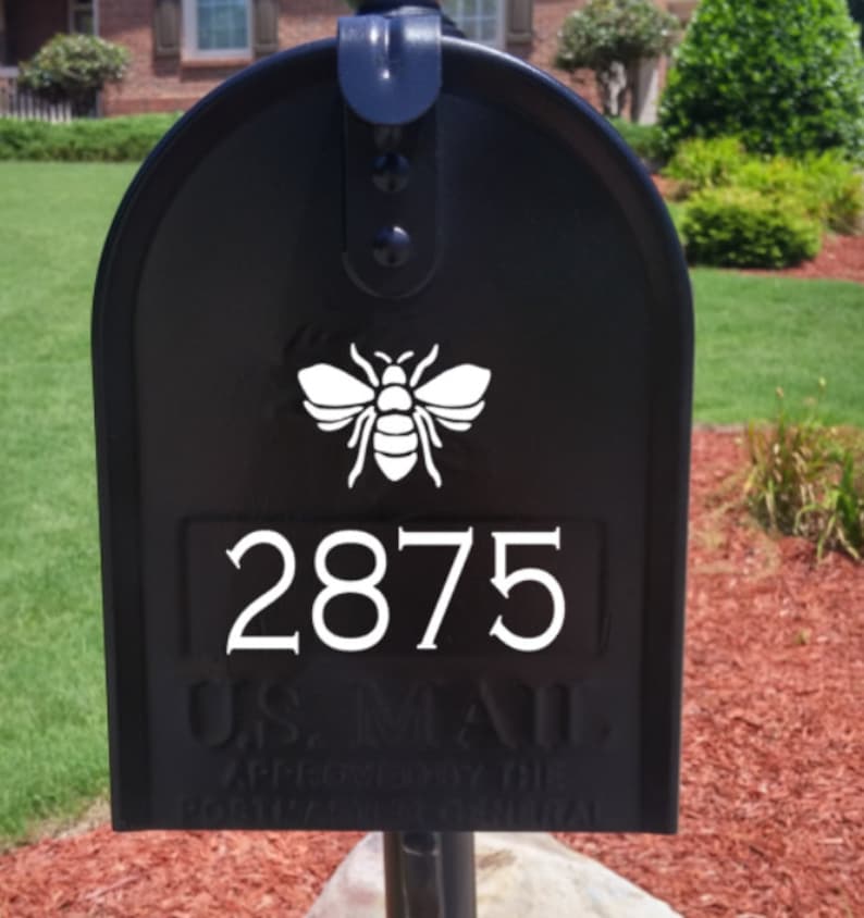 Farmhouse Mailbox Decal Bee Mailbox Decal Farmyard Mailbox | Etsy