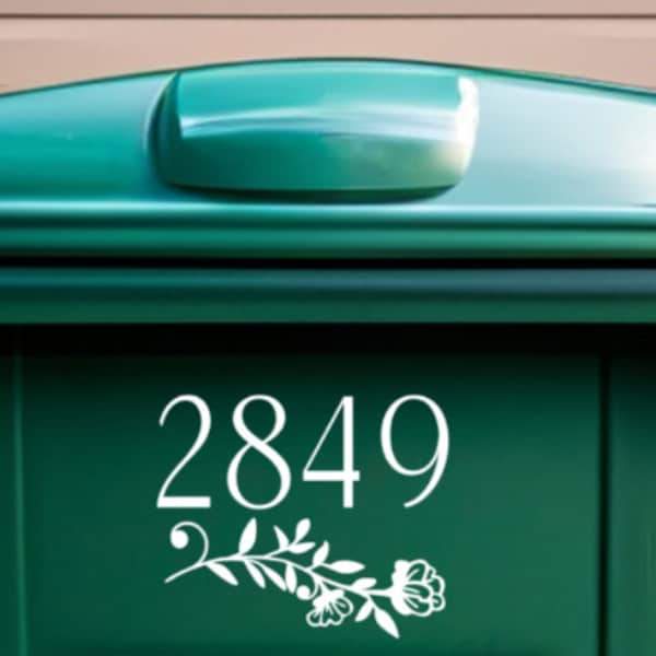 Trash Can Decal - Etsy