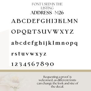 Custom Mailbox Decal | Mailbox Decal | House Numbers Mailbox Decal ...