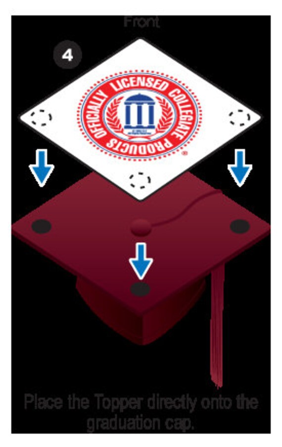 Red And Black Graduation Caps In The Air