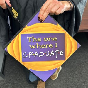 Grad Cap Topper Friends TV Show , Graduation Cap Decorations by Tassel ...