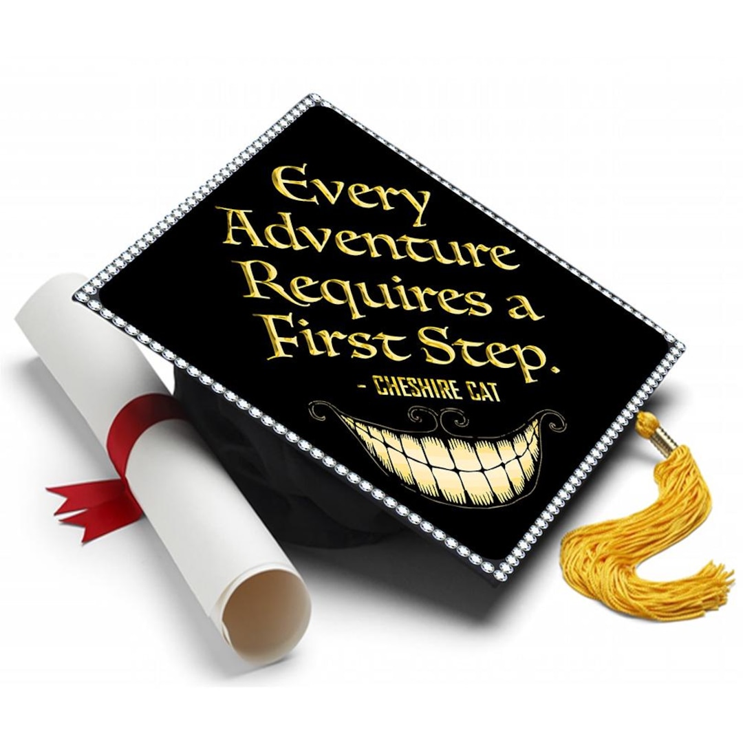 Grad Cap Topper Alice in Wonderland, Graduation Cap Decorations by ...